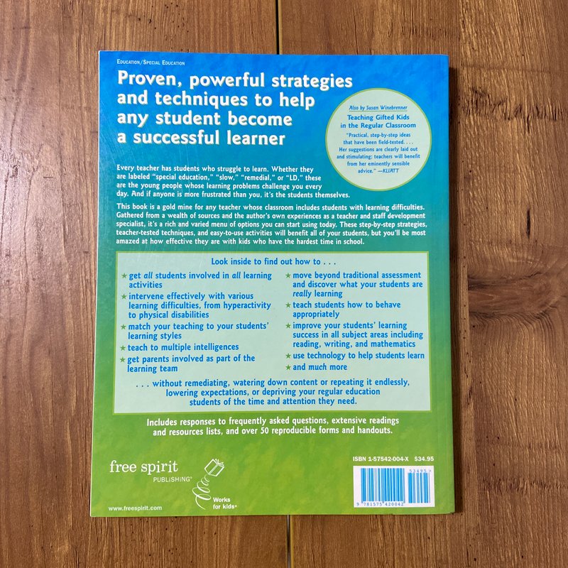 Teaching Kids with Learning Difficulties in the Regular Classroom by ...