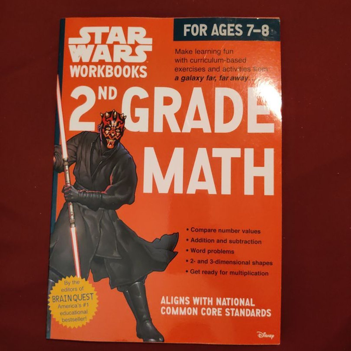 Star Wars Workbook: 2nd Grade Math by Workman Publishing