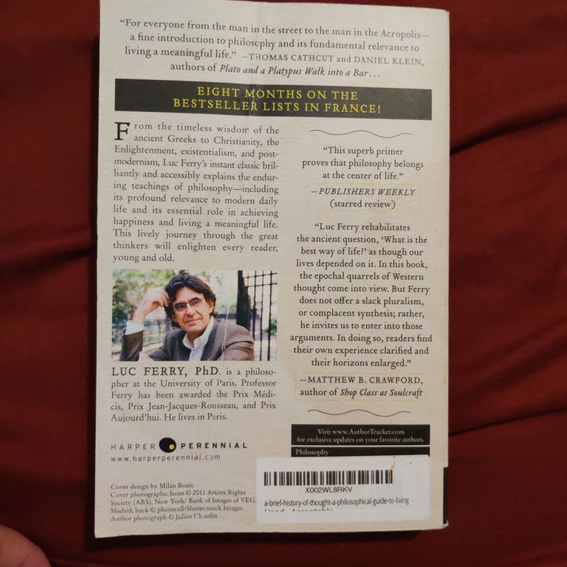 A Brief History of Thought by Luc Ferry