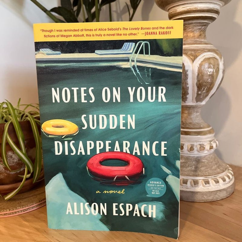 Notes on Your Sudden Disappearance