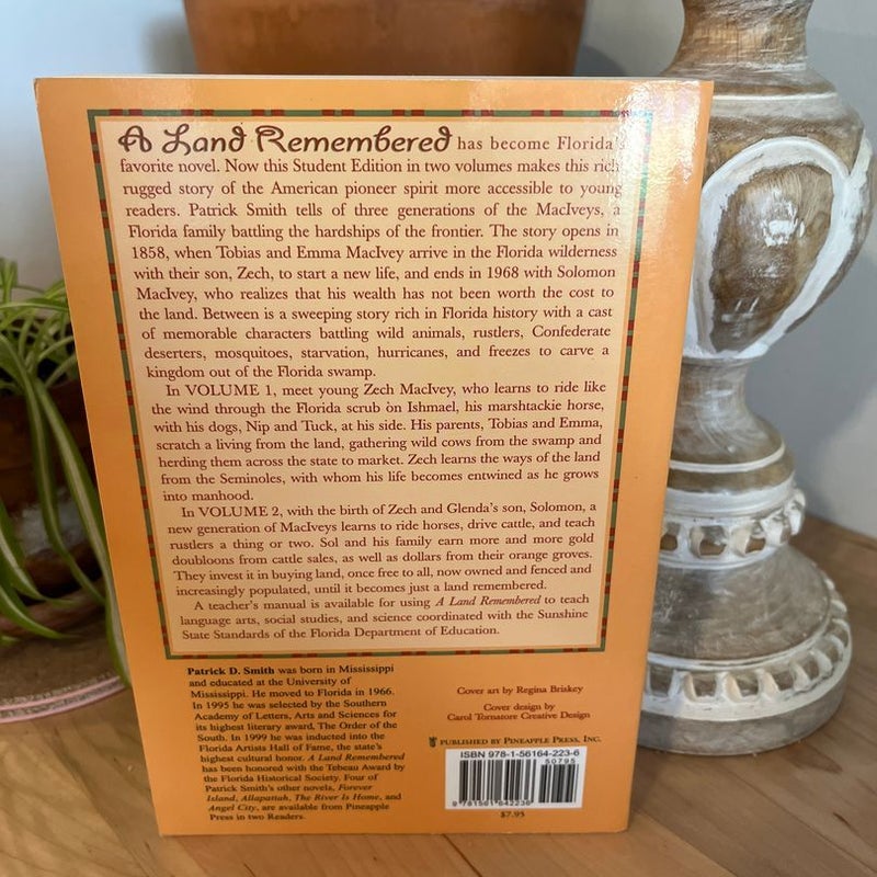 A Land Remembered, Volume 1 by Patrick D. Smith, Paperback | Pangobooks