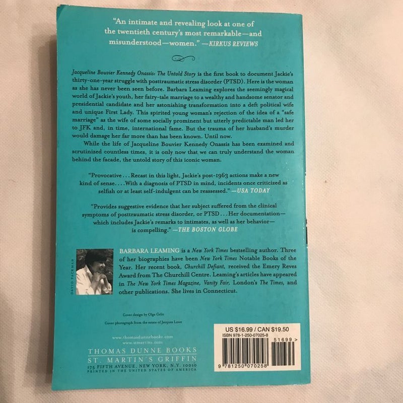 Jacqueline Bouvier Kennedy Onassis by Barbara Leaming