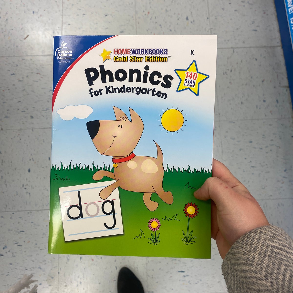 Phonics for Kindergarten, Grade K by Carson Dellosa Education ...