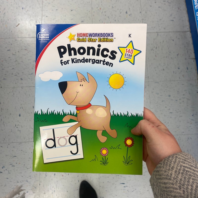 Phonics for Kindergarten, Grade K by Carson Dellosa Education ...