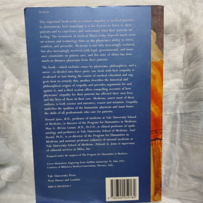 Empathy and the Practice of Medicine by Howard M. Spiro