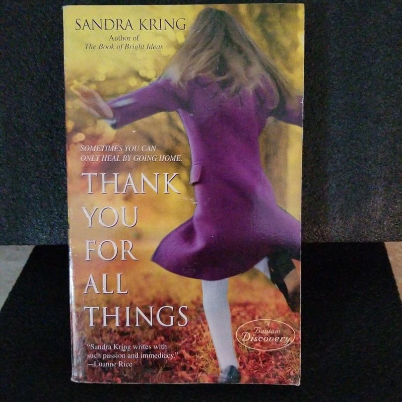 Thank You for All Things by Sandra Kring