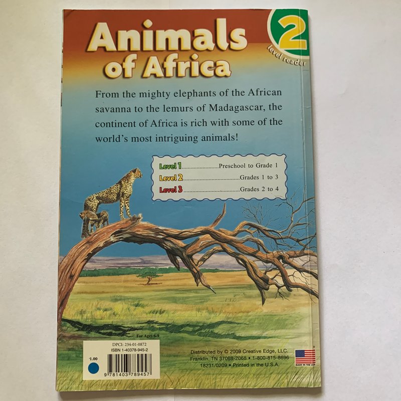 Animals of Africa by Nature Series , Paperback | Pangobooks