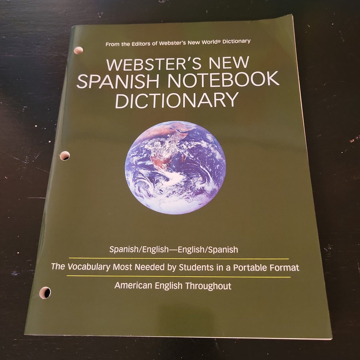 Webster's New Spanish Notebook Dictionary by Harrap