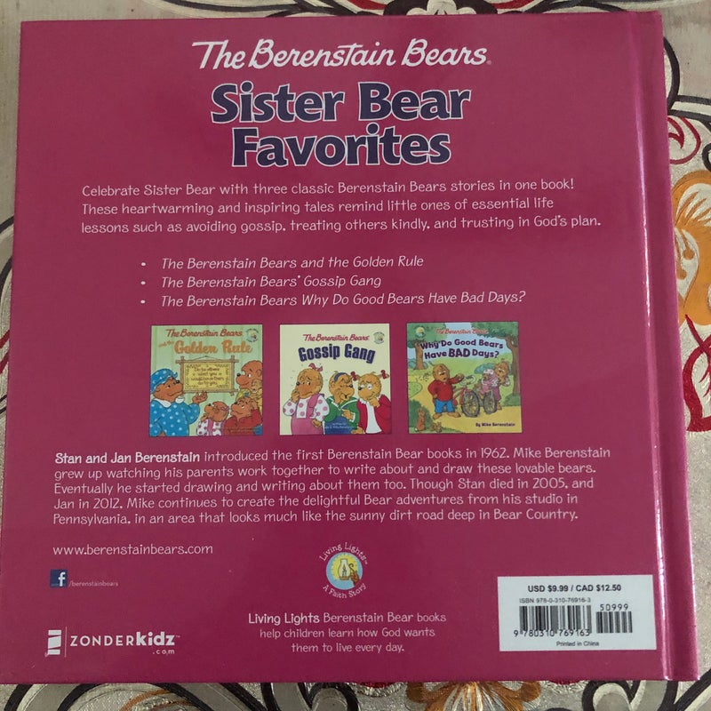 The Berenstain Bears Sister Bear Favorites [3 Books In 1] by Jan ...