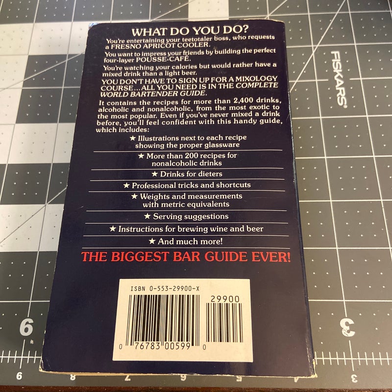 Complete World Bartender Guide by Bob Sennett, Paperback | Pangobooks