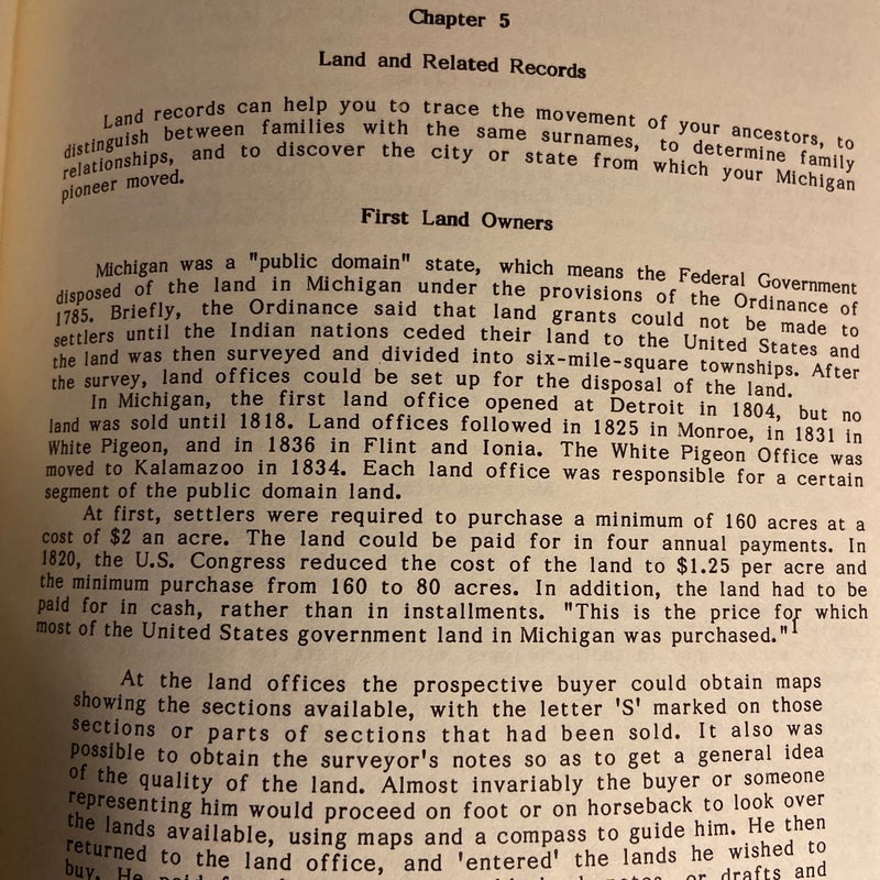 Michigan Genealogy, Sources and Resources by Carol McGinnis