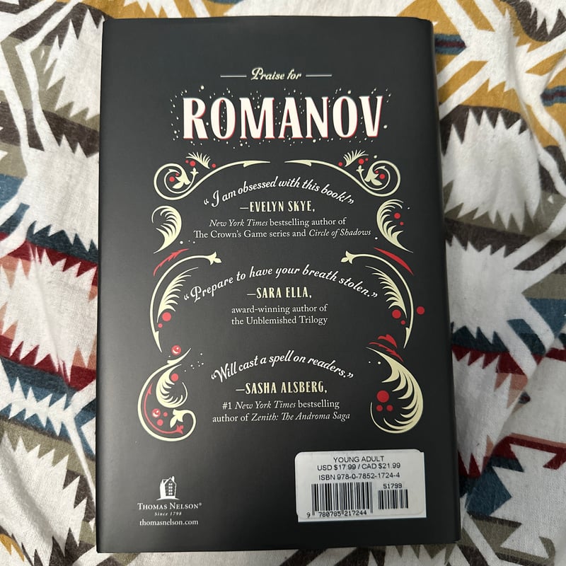 Romanov by Nadine Brandes, Hardcover | Pangobooks