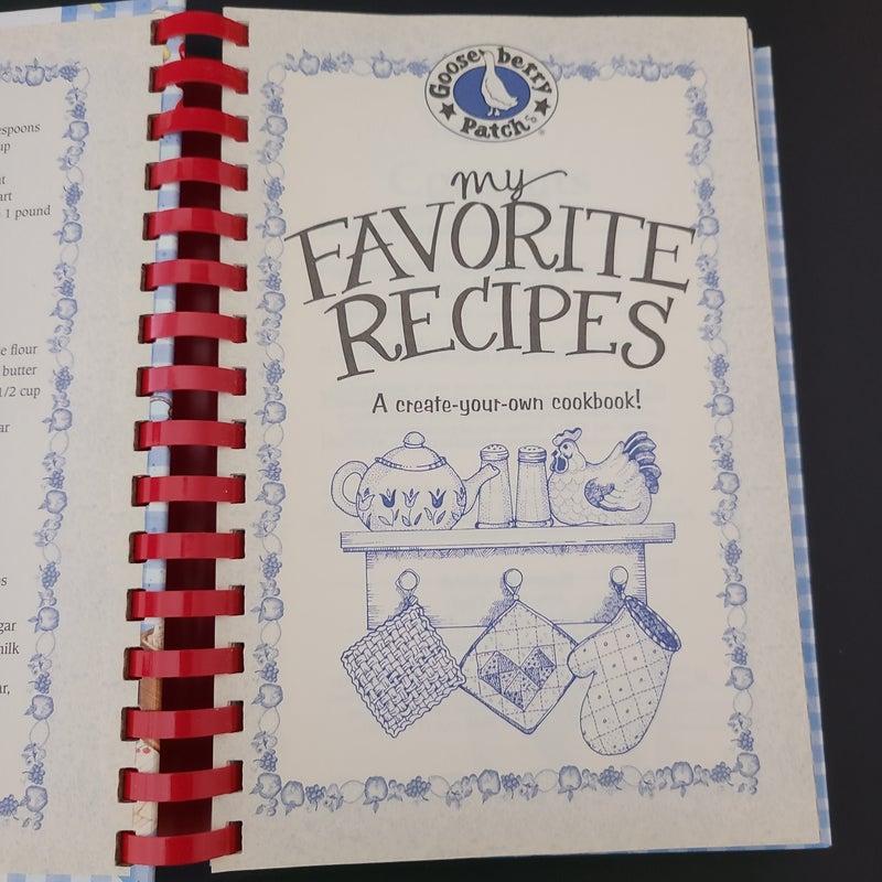 Gooseberry Patch My Favorite Recipes by Gooseberry Patch, Hardcover ...