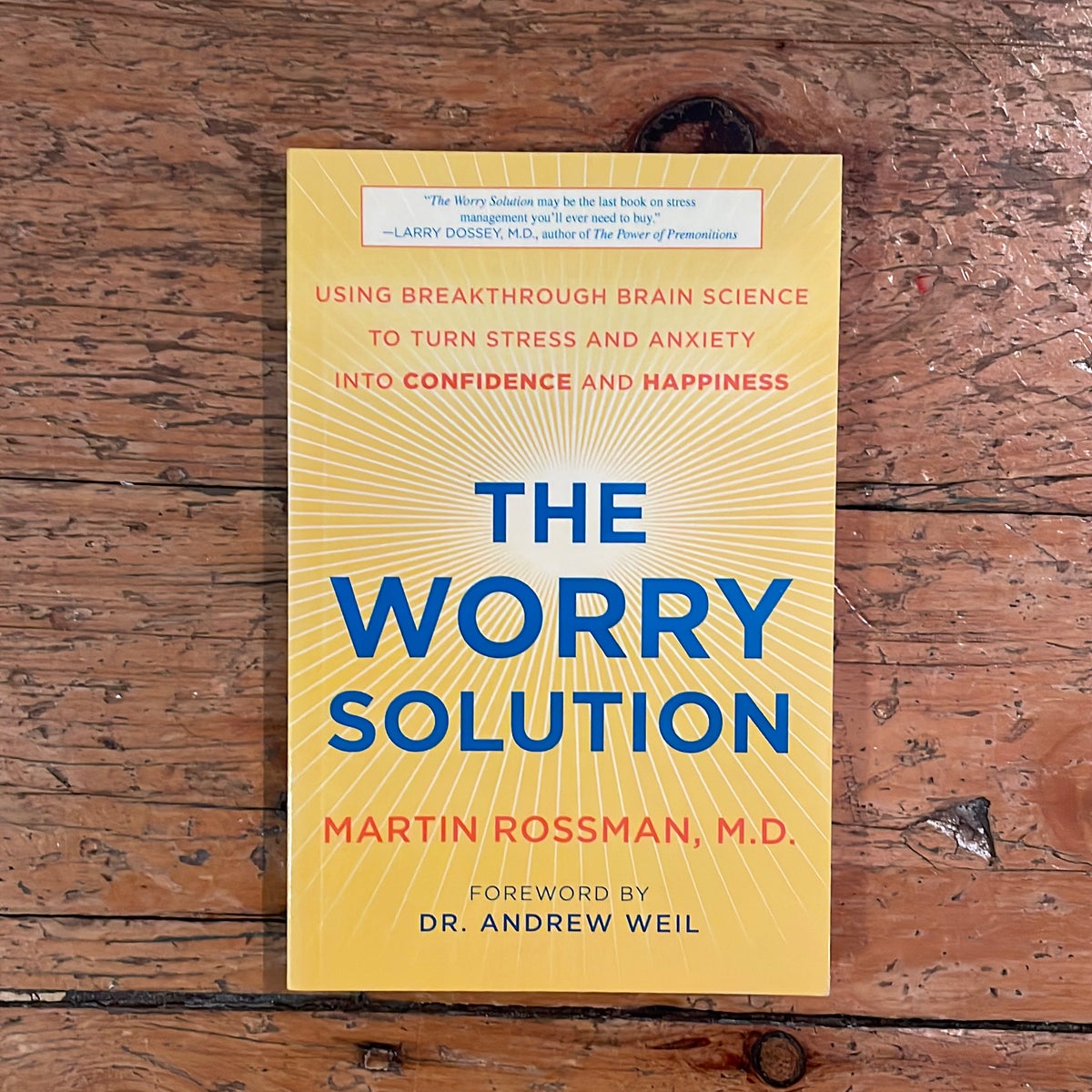 The Worry Solution by Martin Rossman, Andrew Weil