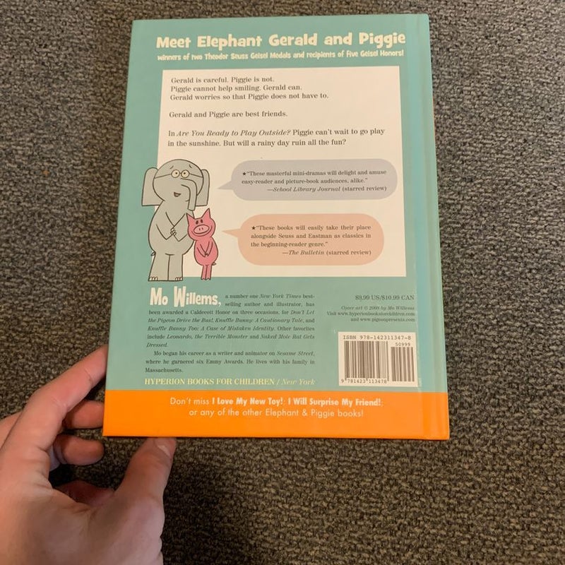 Are You Ready to Play Outside? (an Elephant and Piggie Book)