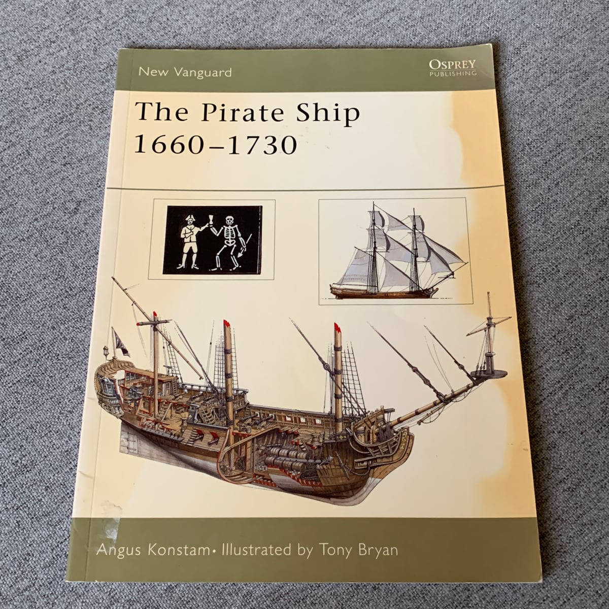 The Pirate Ship 1660-1730 by Angus Konstam
