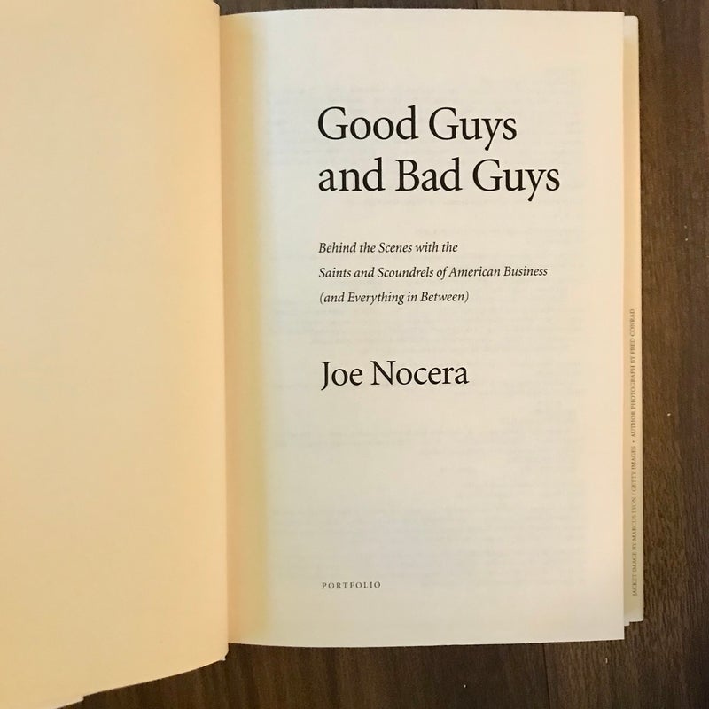 Good Guys and Bad Guys by Joe Nocera, Hardcover | Pangobooks