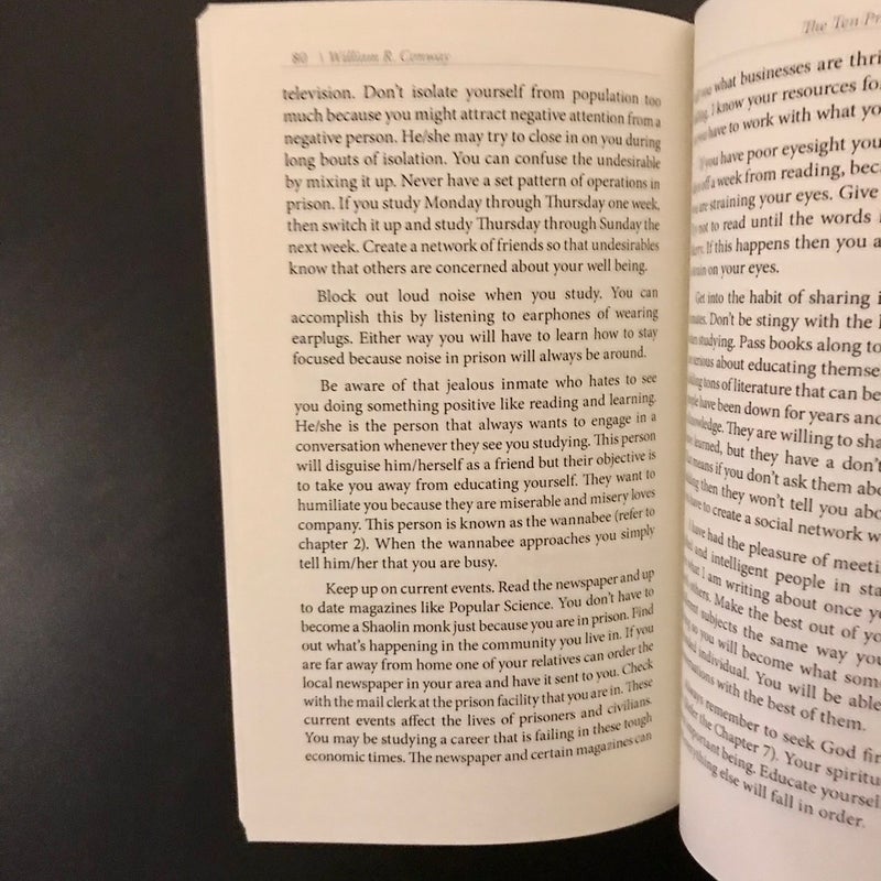 The Ten Prison Commandments by William R. Conway