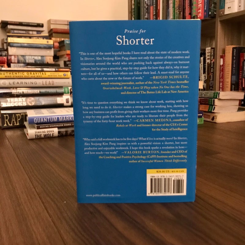 Shorter by Alex Soojung-Kim Pang, Hardcover | Pangobooks