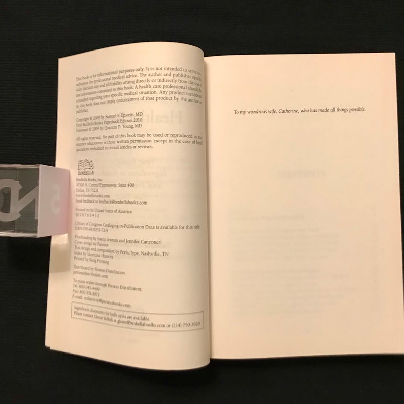 Healthy Beauty by Samuel S. Epstein, Randall Fitzgerald