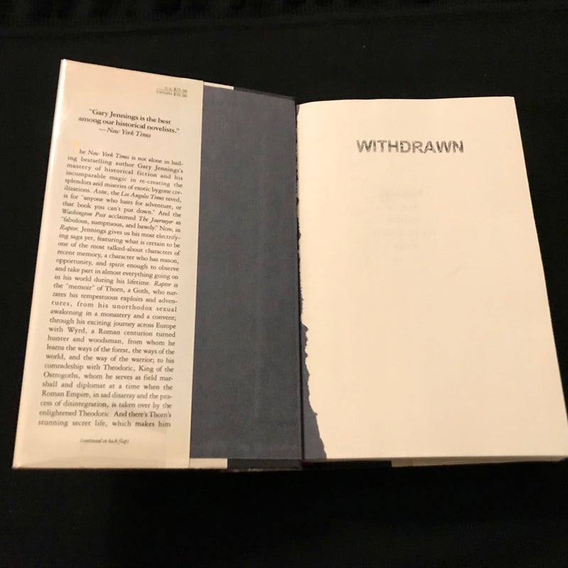 Raptor by Gary Jennings, Hardcover | Pangobooks