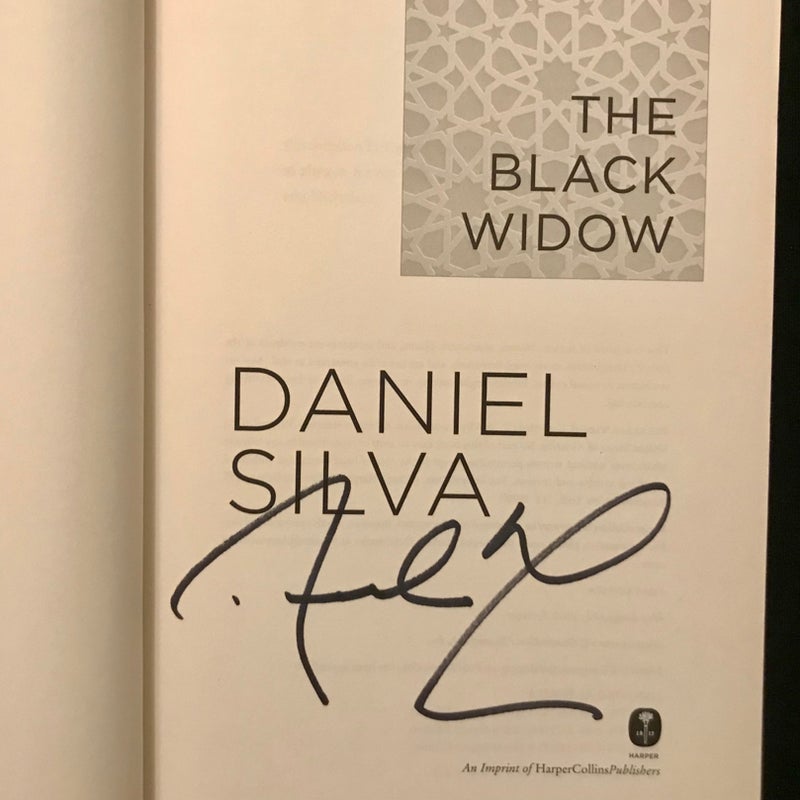 SIGNED—The Black Widow by Daniel Silva, Hardcover | Pangobooks