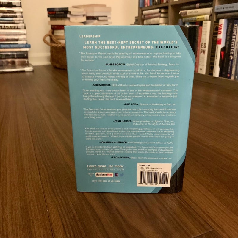 The Execution Factor: the One Skill That Drives Success by Kim Perell, Hardcover | Pangobooks
