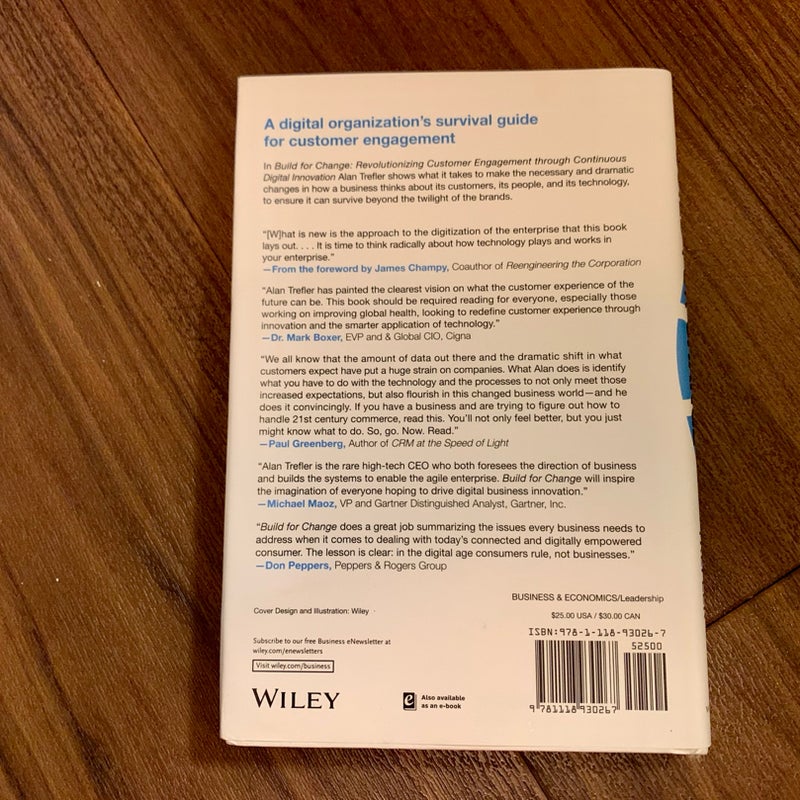 Build for Change by Alan Trefler, Hardcover | Pangobooks