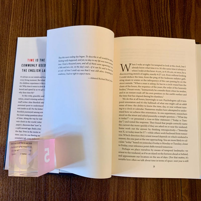 Why Time Flies by Alan Burdick, Hardcover | Pangobooks