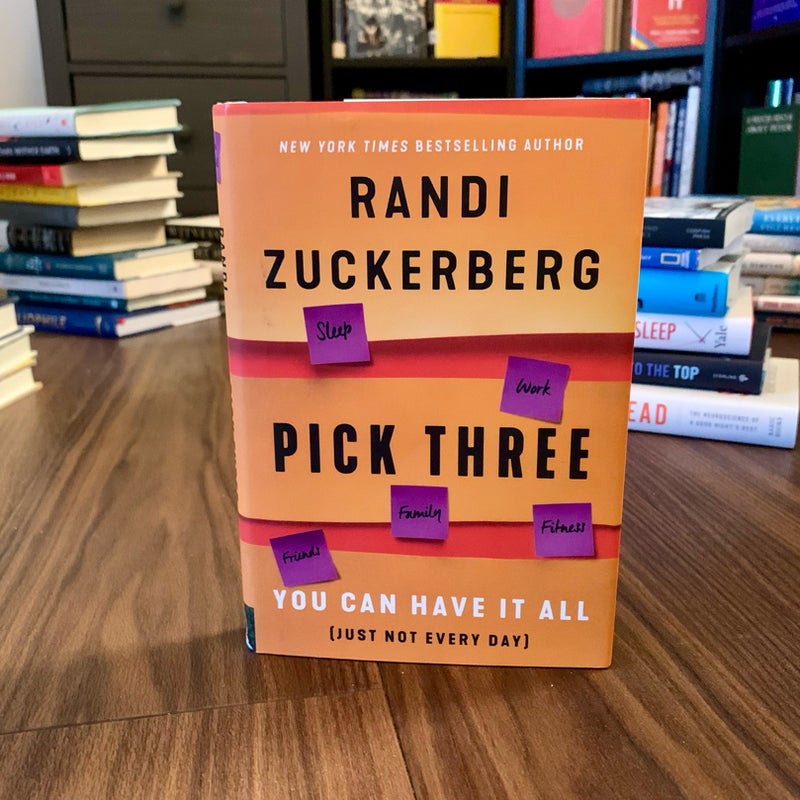 Pick Three by Randi Zuckerberg, Hardcover | Pangobooks