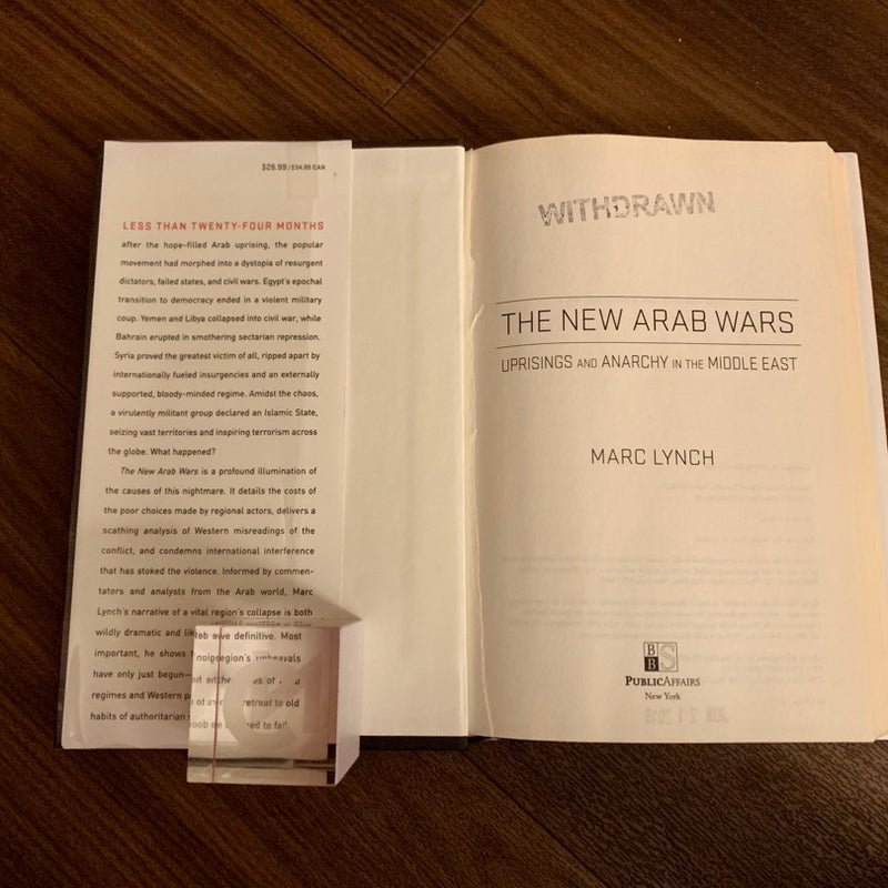 The New Arab Wars by Marc Lynch, Hardcover | Pangobooks