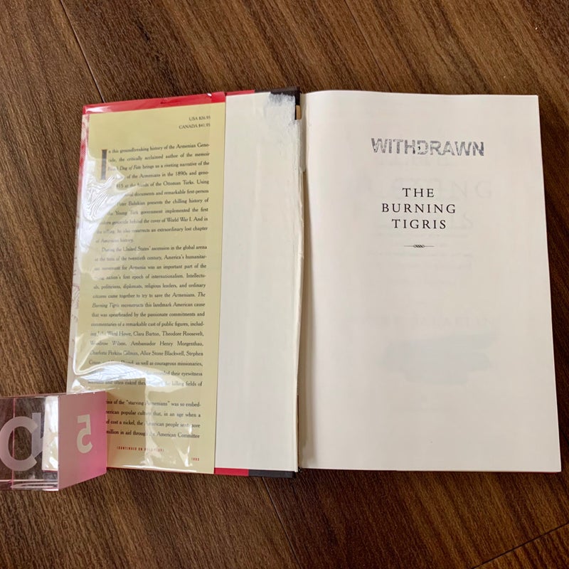 The Burning Tigris by Peter Balakian