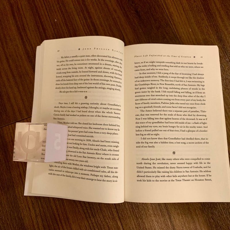 Places Left Unfinished at the Time of Creation