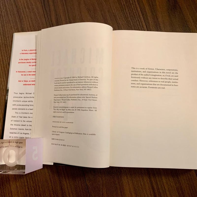 State of Fear by Michael Crichton, Hardcover | Pangobooks