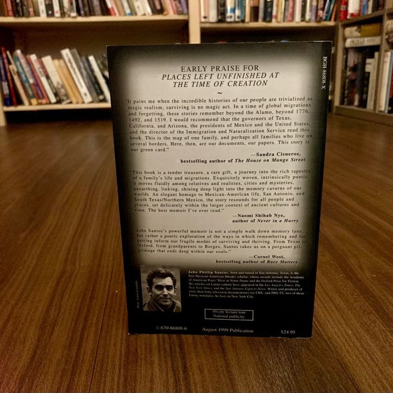 Places Left Unfinished at the Time of Creation