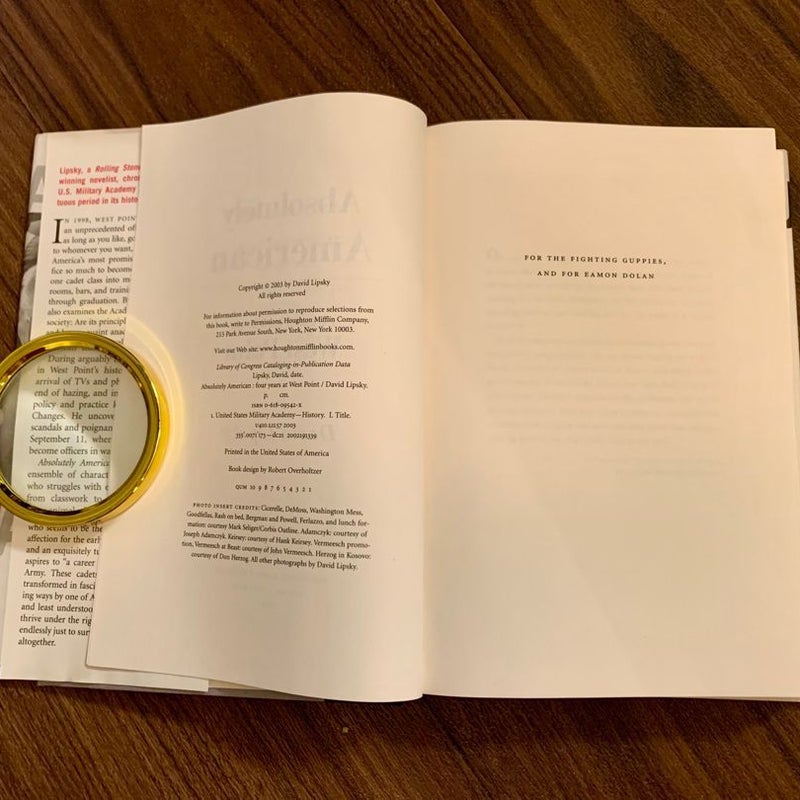 Absolutely American by David Lipsky