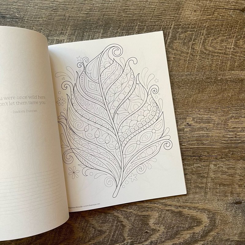 Free Spirit Coloring Book by Thaneeya McArdle