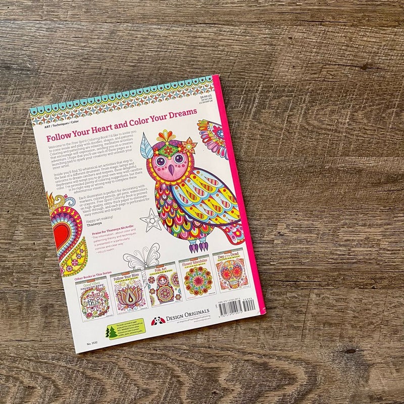 Free Spirit Coloring Book by Thaneeya McArdle