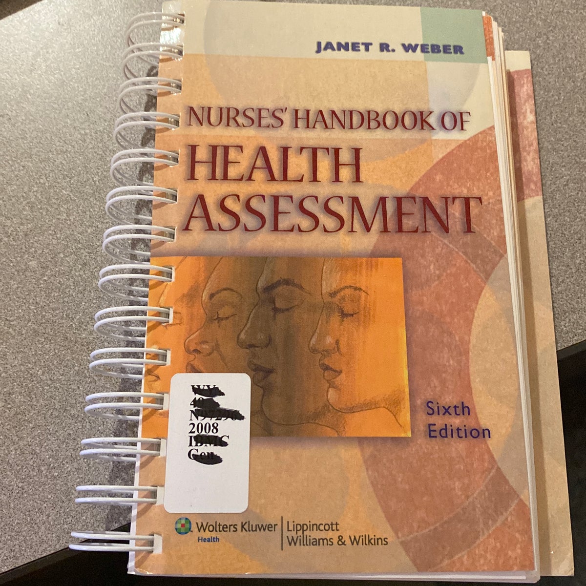 Nurses' Handbook of Health Assessment by Janet R. Weber