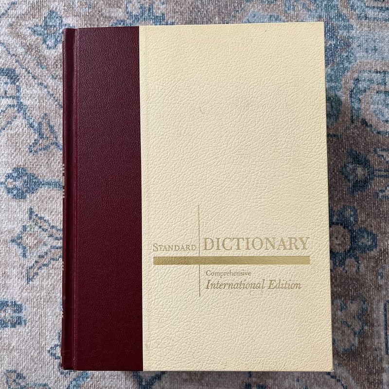 Funk & Wagnalls Standard Dictionary by Funk & Wagnalls, Hardcover ...