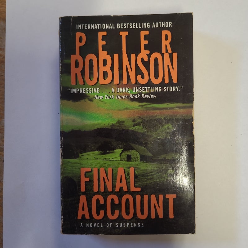 Final Account by Peter Robinson, Paperback | Pangobooks