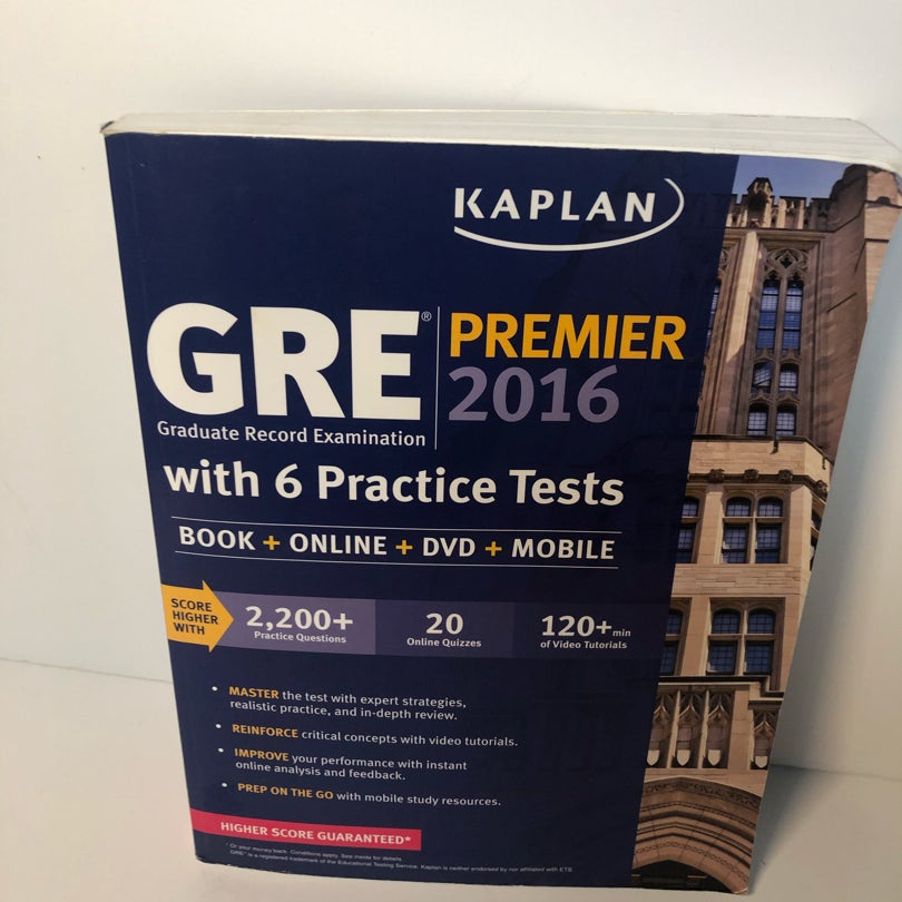 Kaplan GRE® with 6 Practice Tests by Kaplan
