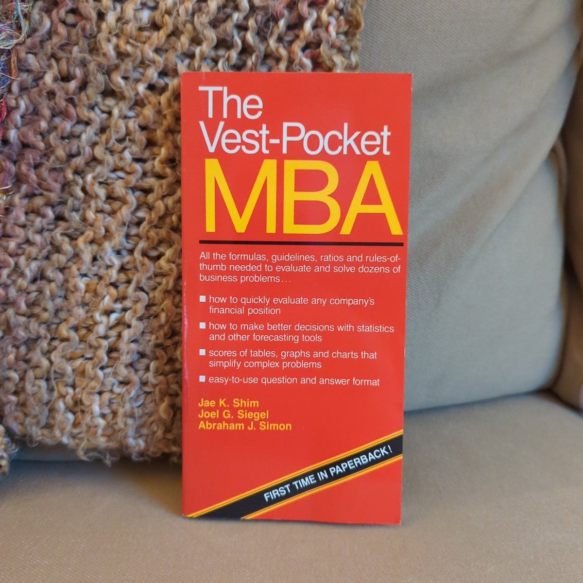 The Vest-Pocket MBA by Jae K. Shim, Joel G. Siegel, Abraham J. Simon