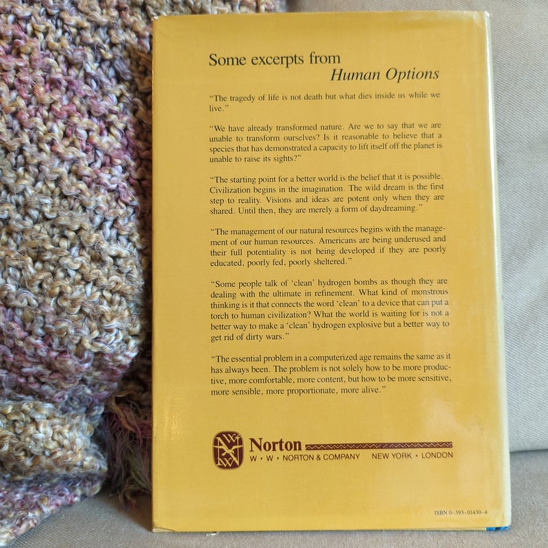 Human Options by Norman Cousins, Hardcover | Pangobooks