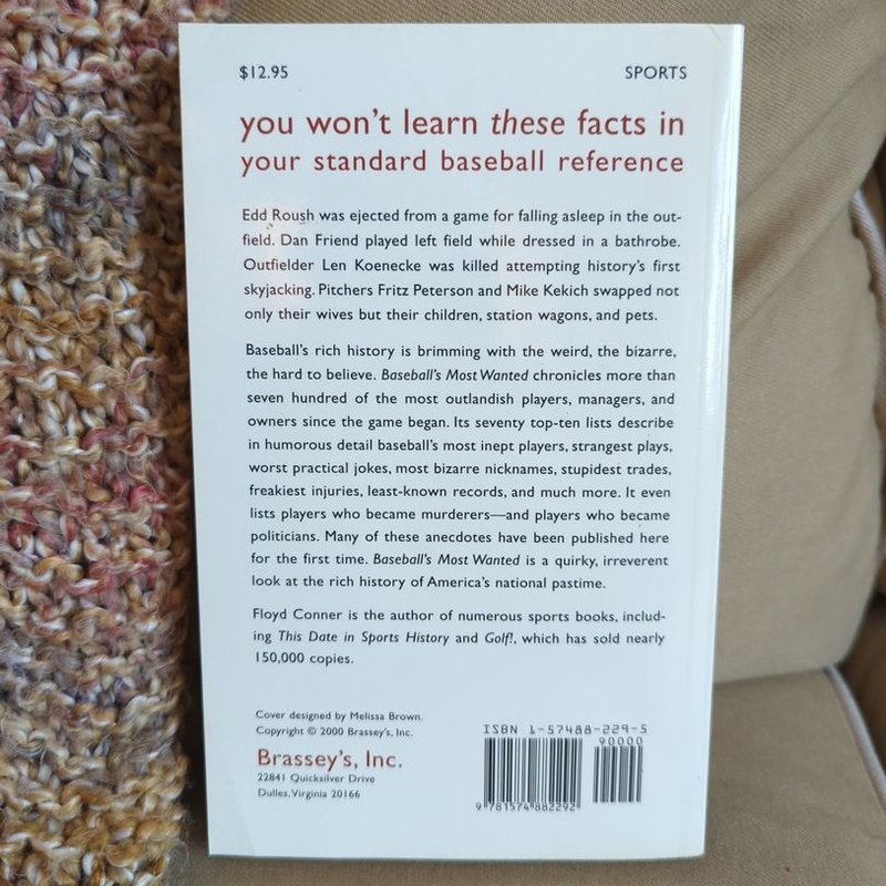 Baseball's Most Wanted by Floyd Conner, Paperback | Pangobooks