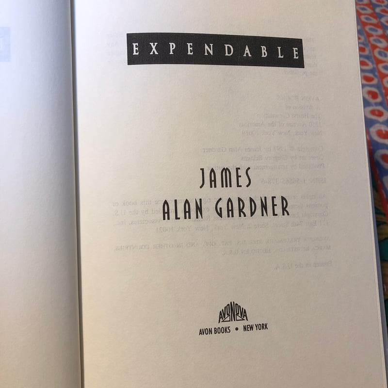 Expendable by James Alan Gardner, Hardcover | Pango Books