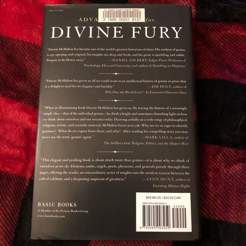 Divine Fury by Darrin M. McMahon