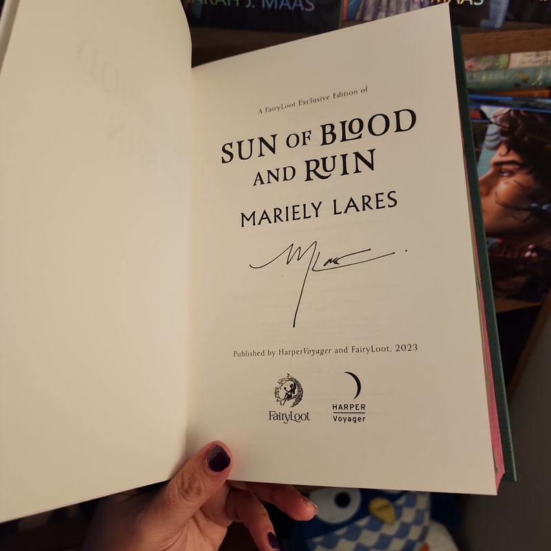 Fairyloot Sun of Blood and Ruin by Mariely Lares, Hardcover | Pangobooks