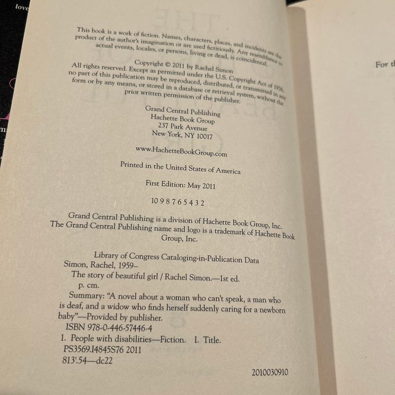 The Story of Beautiful Girl by Rachel Simon