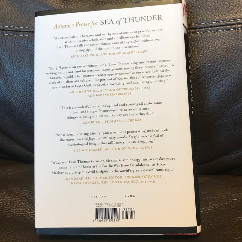 Sea of Thunder by Evan Thomas, Hardcover | Pangobooks